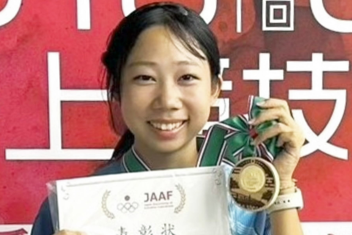 女子走り幅跳び、岡林結衣（大津中）初の6m台で全国V！ 陸上JOC U18・U16大会 | 高知新聞